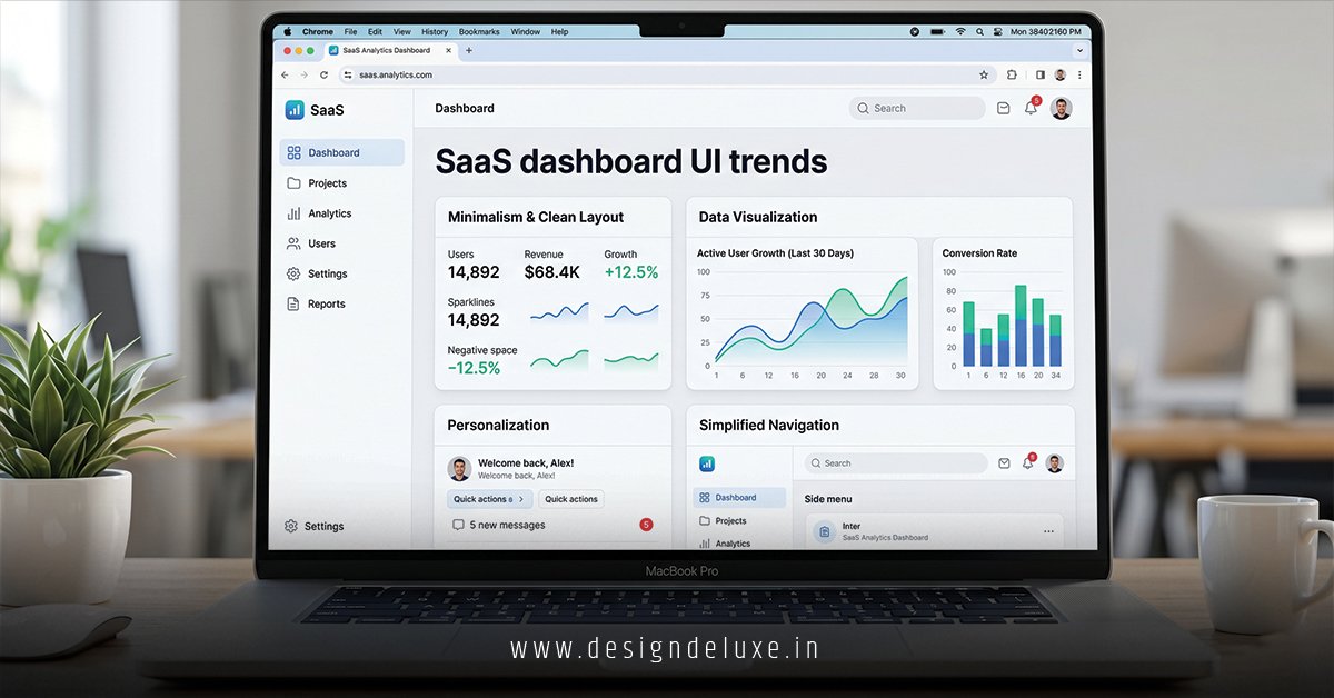 SaaS Dashboard UI Trends 2026 - Design Deluxe